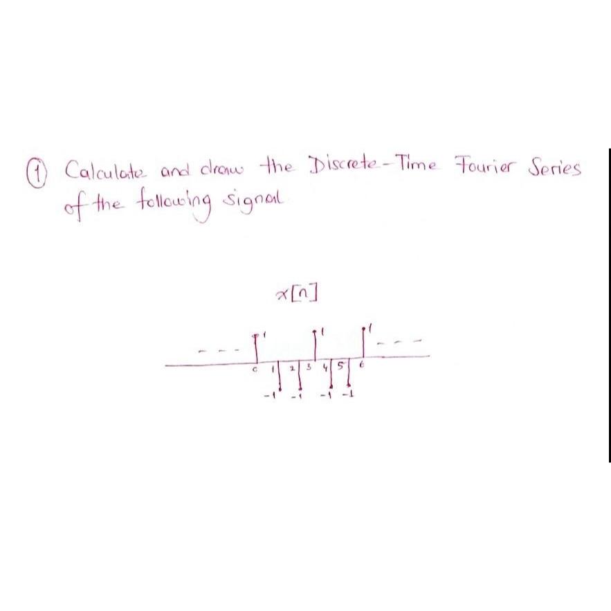 Solved (1) ﻿Calculate and drow the Discrete-Time Fourier | Chegg.com
