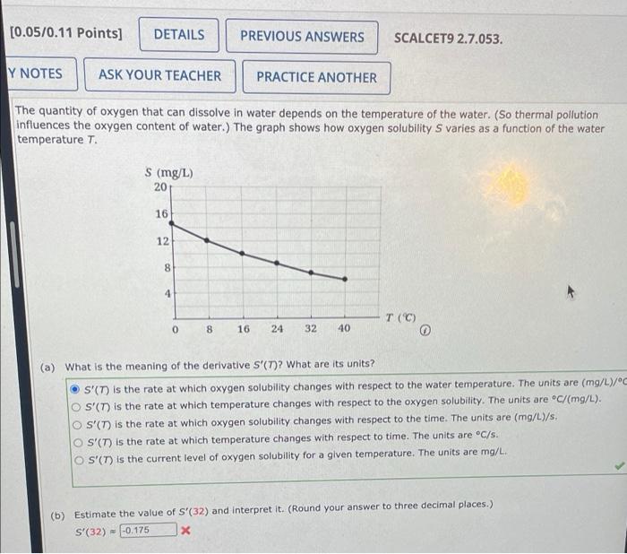 Solved [0.05/0.11 Points] DETAILS PREVIOUS ANSWERS SCALCET9 | Chegg.com