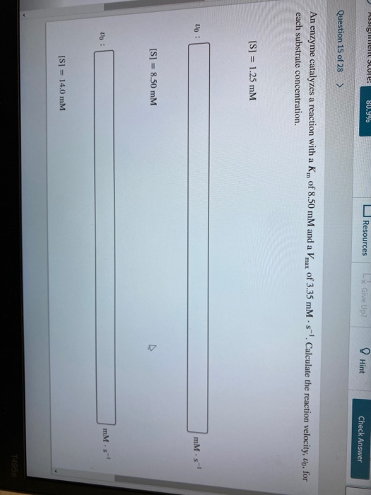 Solved A3518ent 5LUI! 80.9% Resources Lx Give Up? Hint Check | Chegg.com