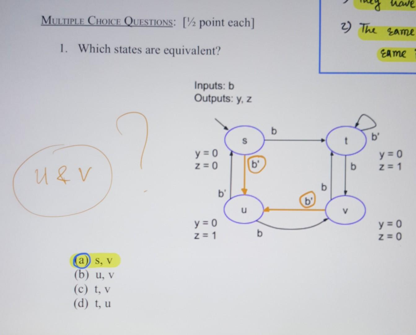 Solved MULTIPLE CHOICE QUESTIONS: [ [1/2 point each] 1. | Chegg.com