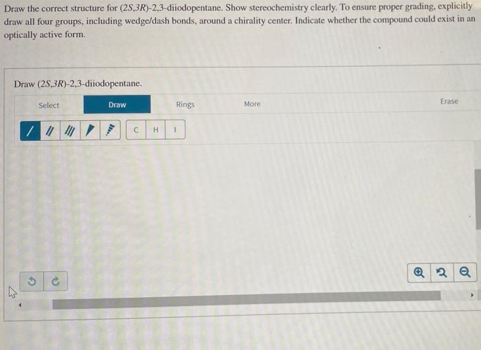 Solved Draw the correct structure for | Chegg.com