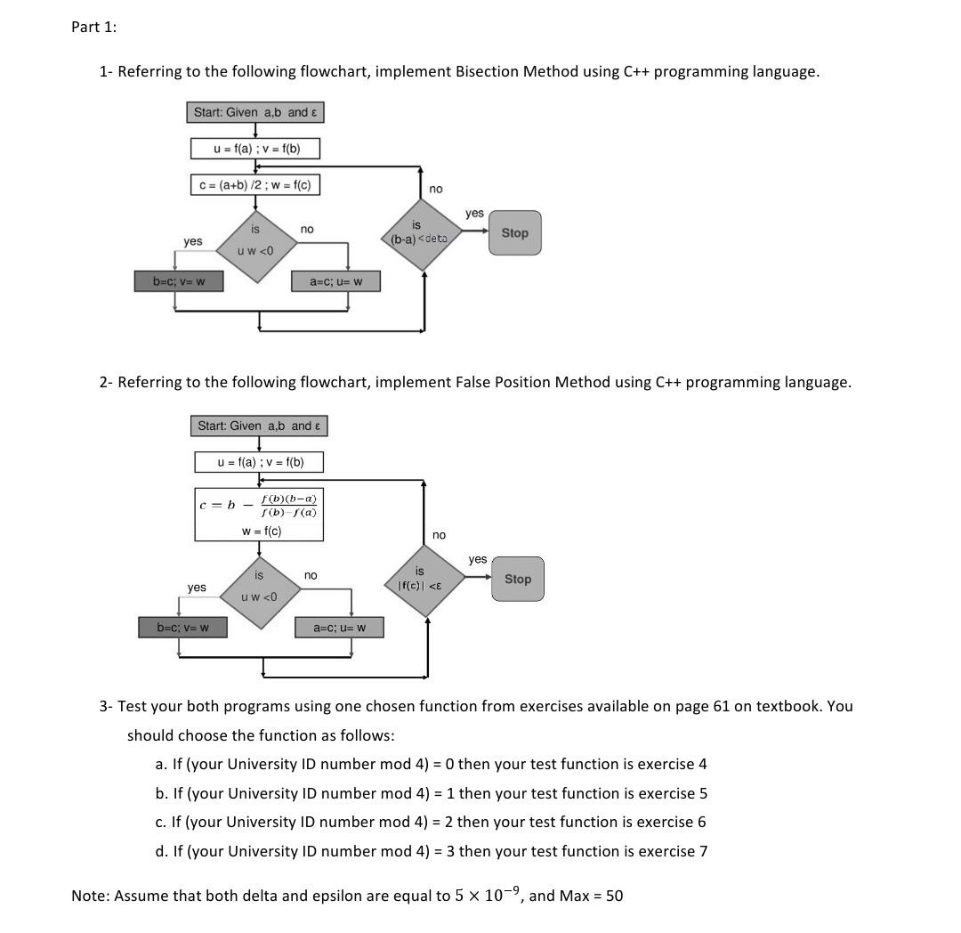 Solved Part 1: 1- Referring to the following flowchart, | Chegg.com