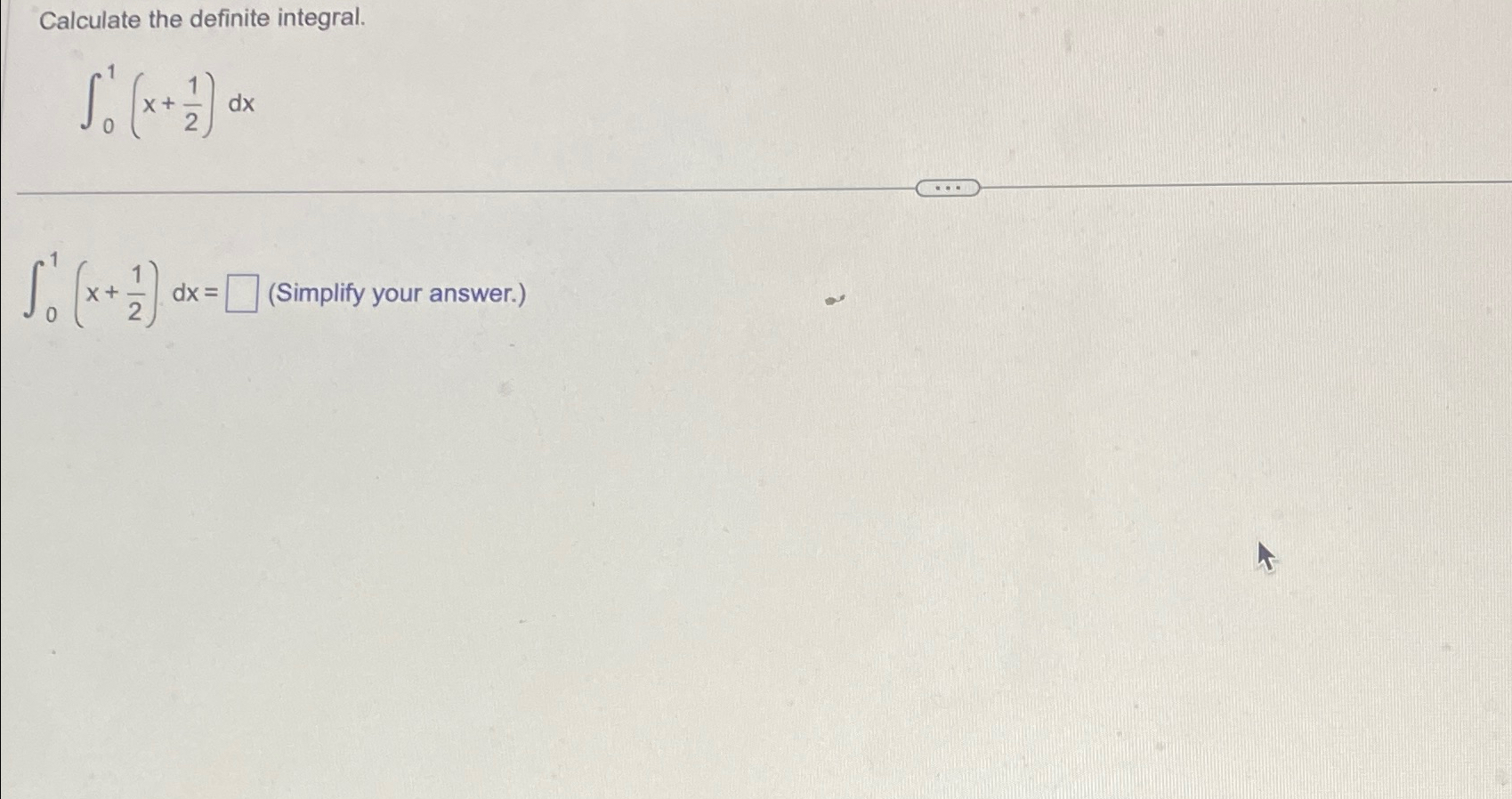 Solved Calculate the definite | Chegg.com