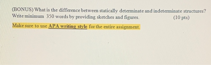 Solved (BONUS) What is the difference between statically | Chegg.com