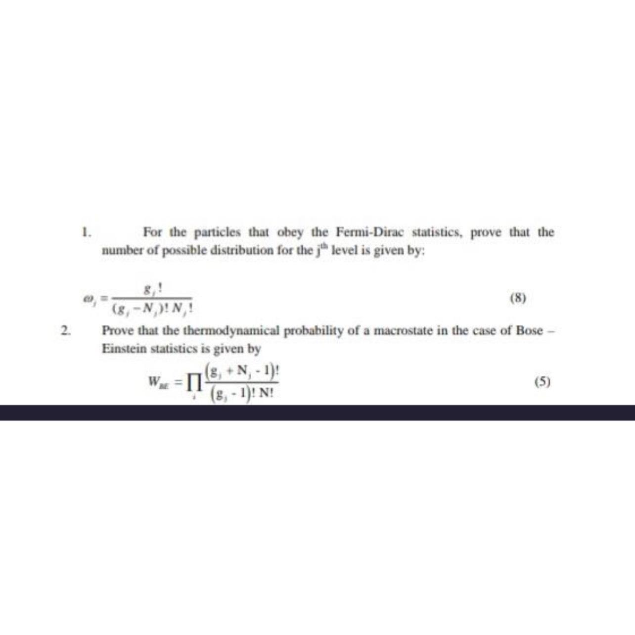 Solved For the particles that obey the Fermi-Dirac | Chegg.com
