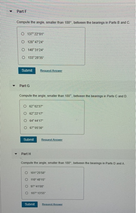 Solved Problem 7.8 Convert the bearings to azimuths from | Chegg.com