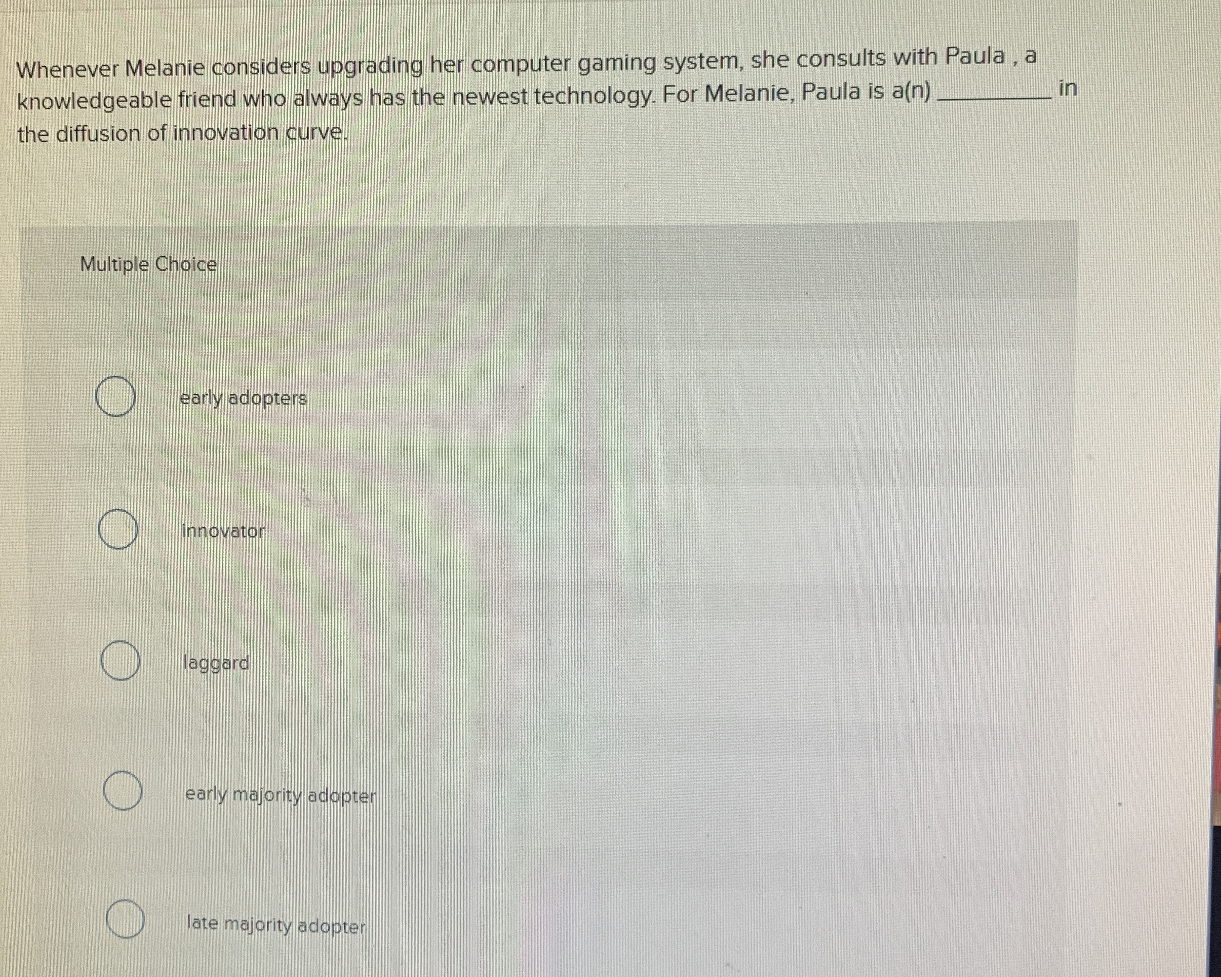 Solved Whenever Melanie considers upgrading her computer | Chegg.com