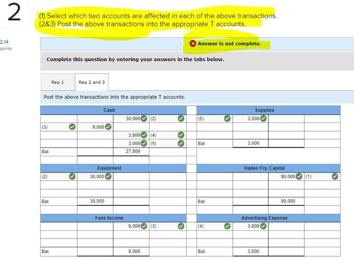 Solved Exercise 3.2 (Static) Using T accounts to analyze | Chegg.com Solved Exercise 3.2 (Static) Using T accounts to analyze | Chegg.com