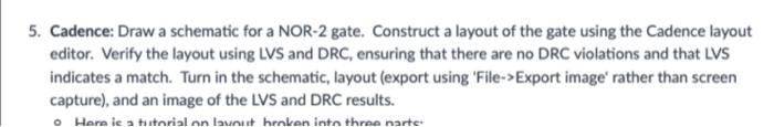 Solved Please solve by using Cadence Software only..I want | Chegg.com