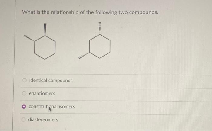 Solved What is the relationship of the following two | Chegg.com