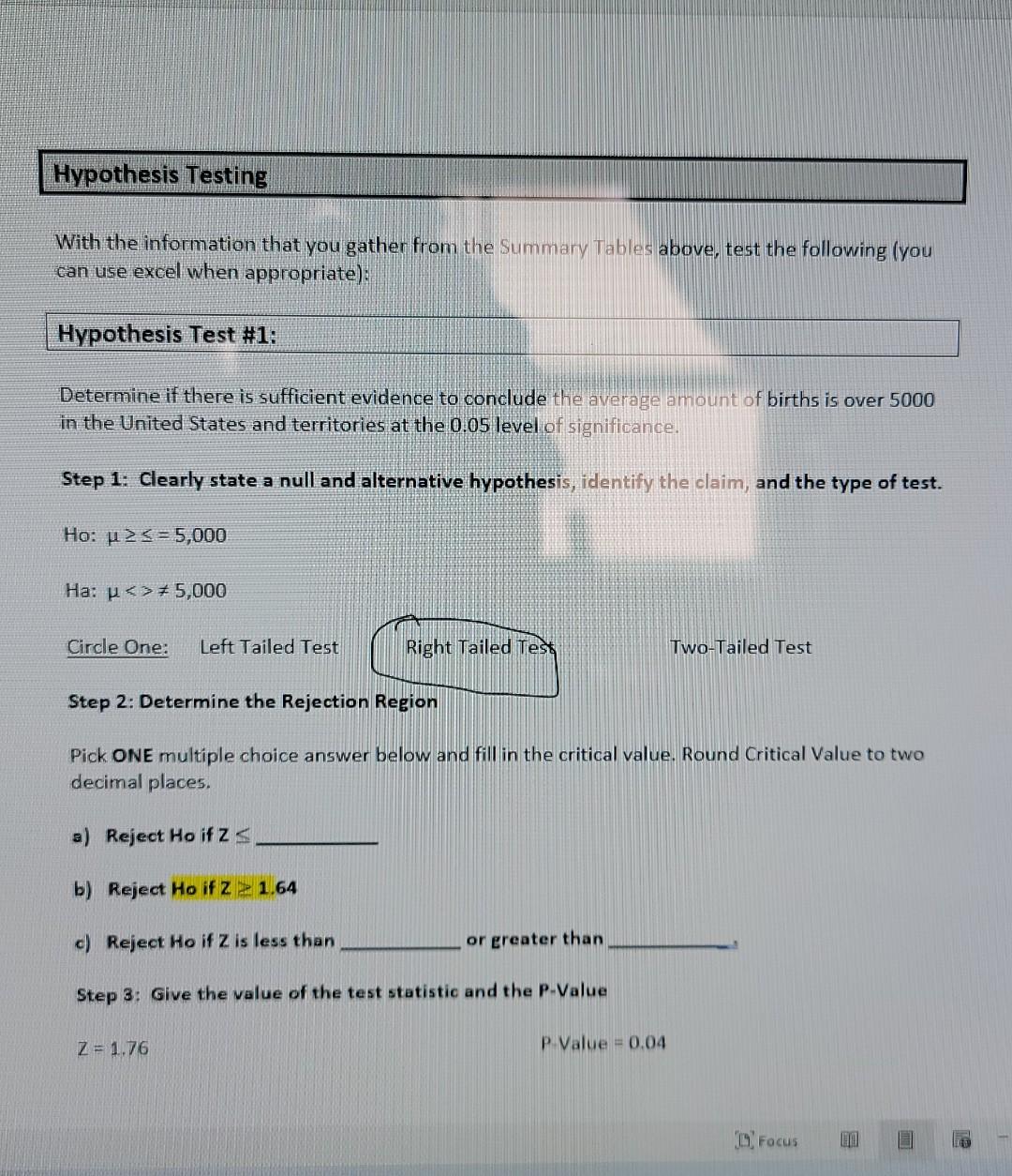 Solved Course Project, Part II Preliminary Calculations | Chegg.com