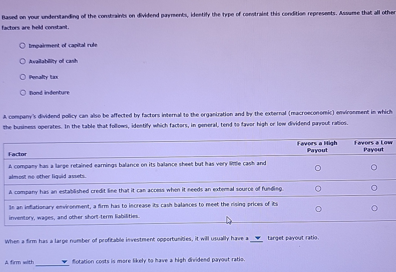 Solved Based on your understanding of the constraints on | Chegg.com
