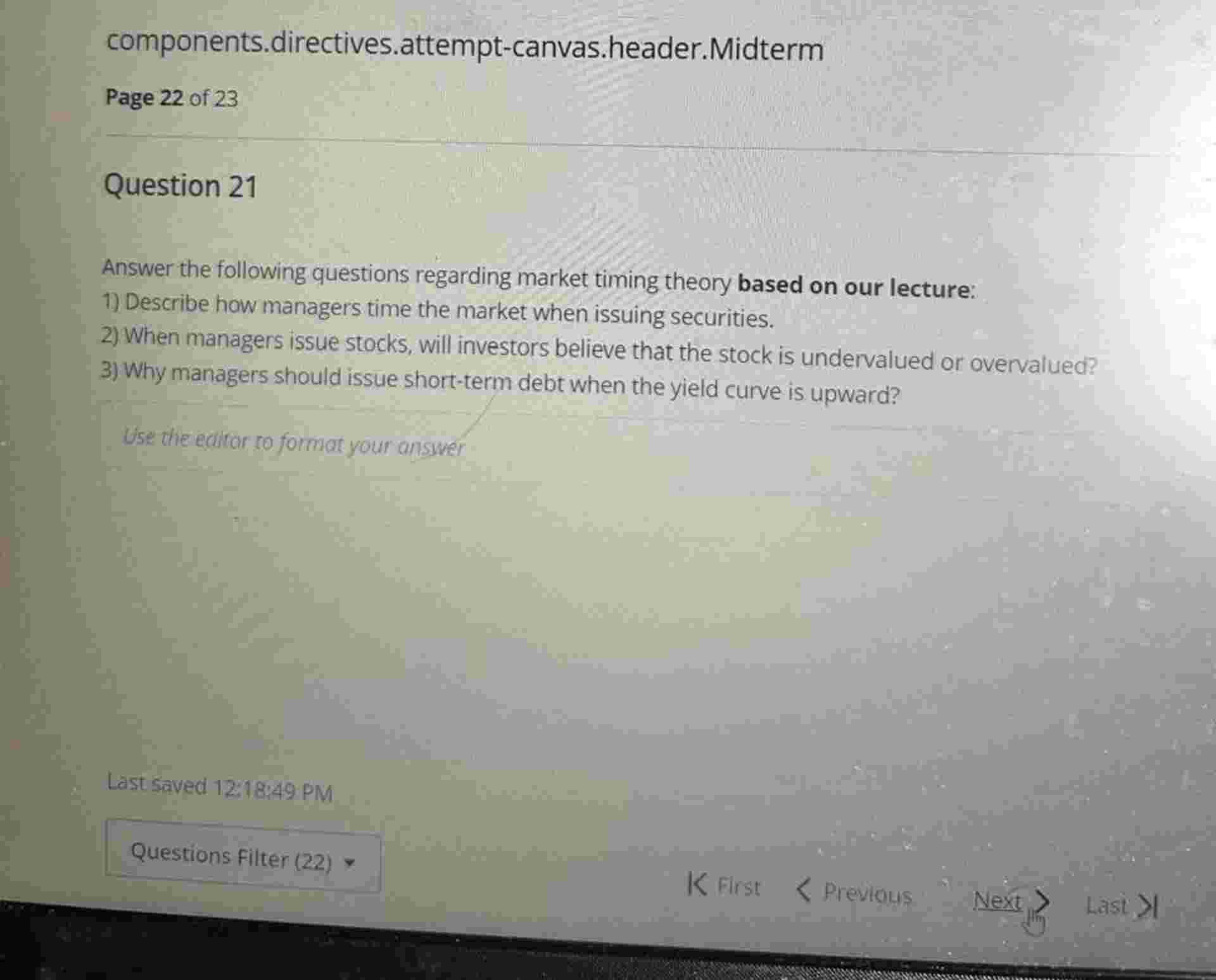 Solved Question 21 ﻿Answer the following questions regarding | Chegg.com