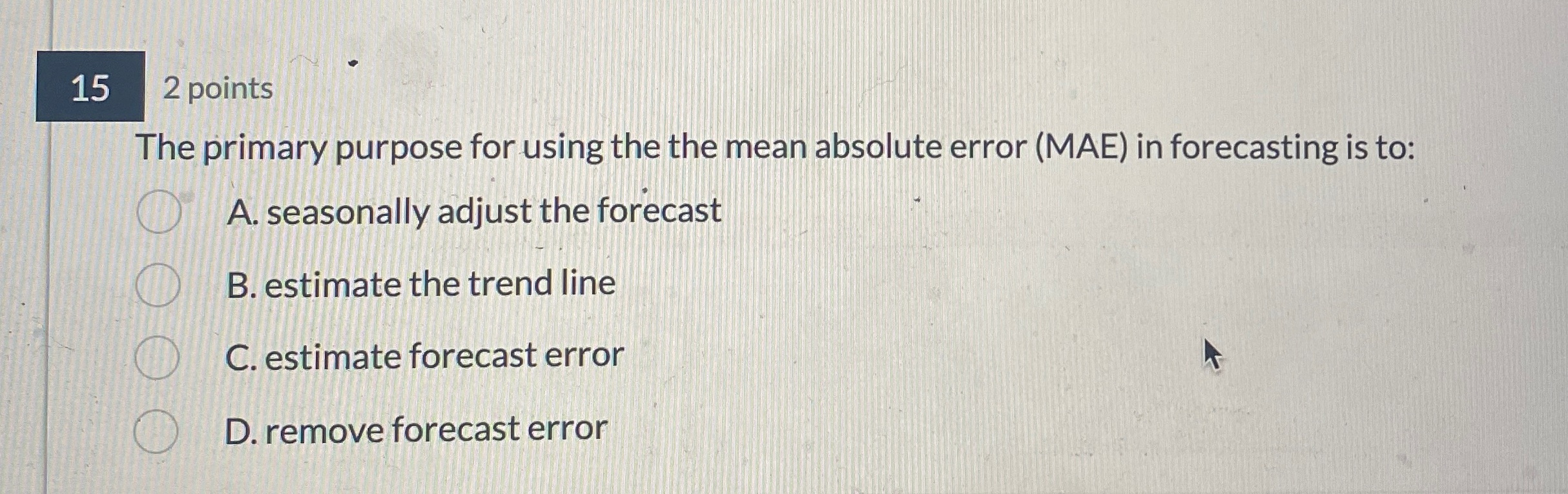 Solved 152 ﻿pointsThe primary purpose for using the the mean | Chegg.com