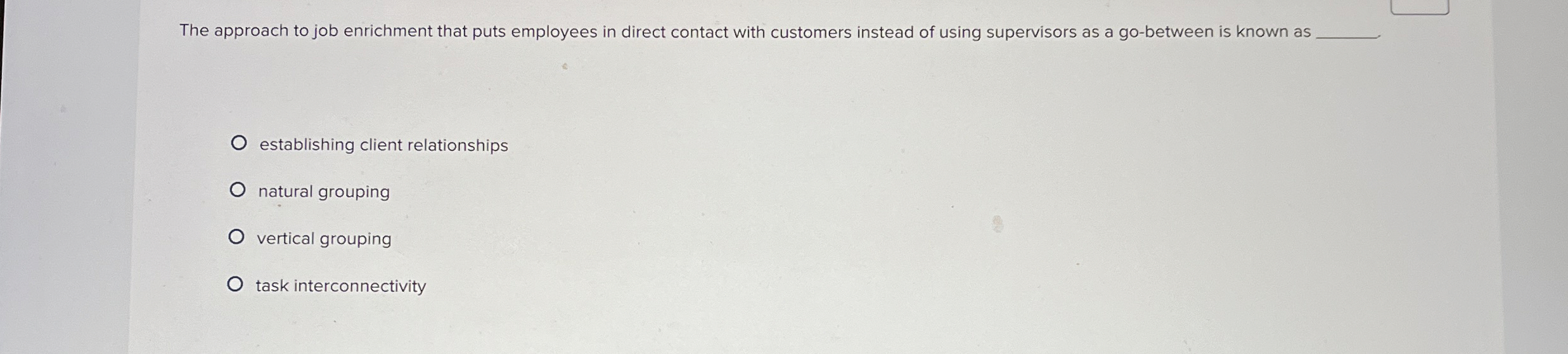 Solved The approach to job enrichment that puts employees in | Chegg.com