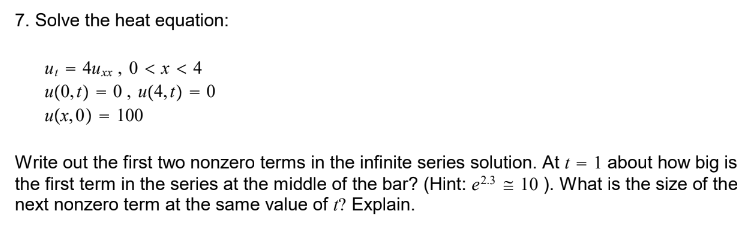 Solved Write out the first two nonzero terms in the infinite | Chegg.com