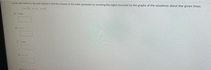 Solved Une the ca methed or the ihell methed bind the | Chegg.com