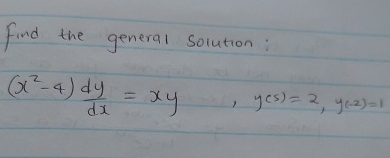 Solved Find the general | Chegg.com