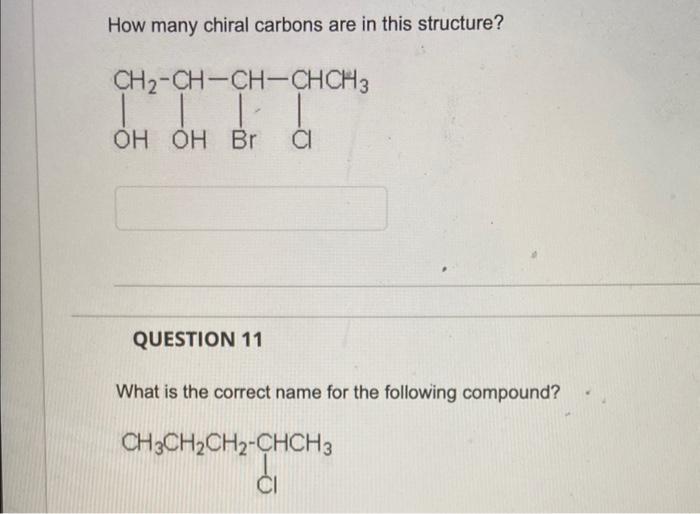 Solved How many chiral carbons are in this structure? | Chegg.com