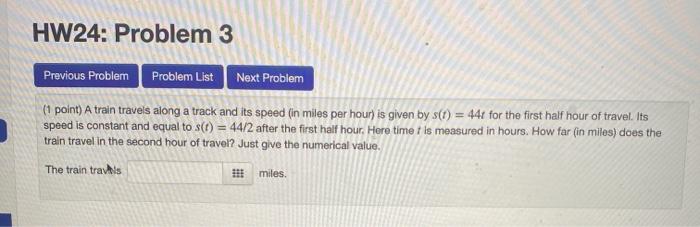 Solved HW24: Problem 3 Previous Problem Problem List Next | Chegg.com