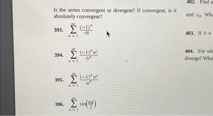 Solved Is the series convergent or divergent? If convergent, | Chegg.com