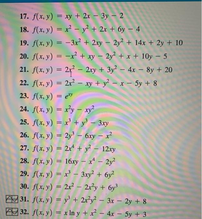 Solved Use Theorem 2 to find local extrema in Problems | Chegg.com