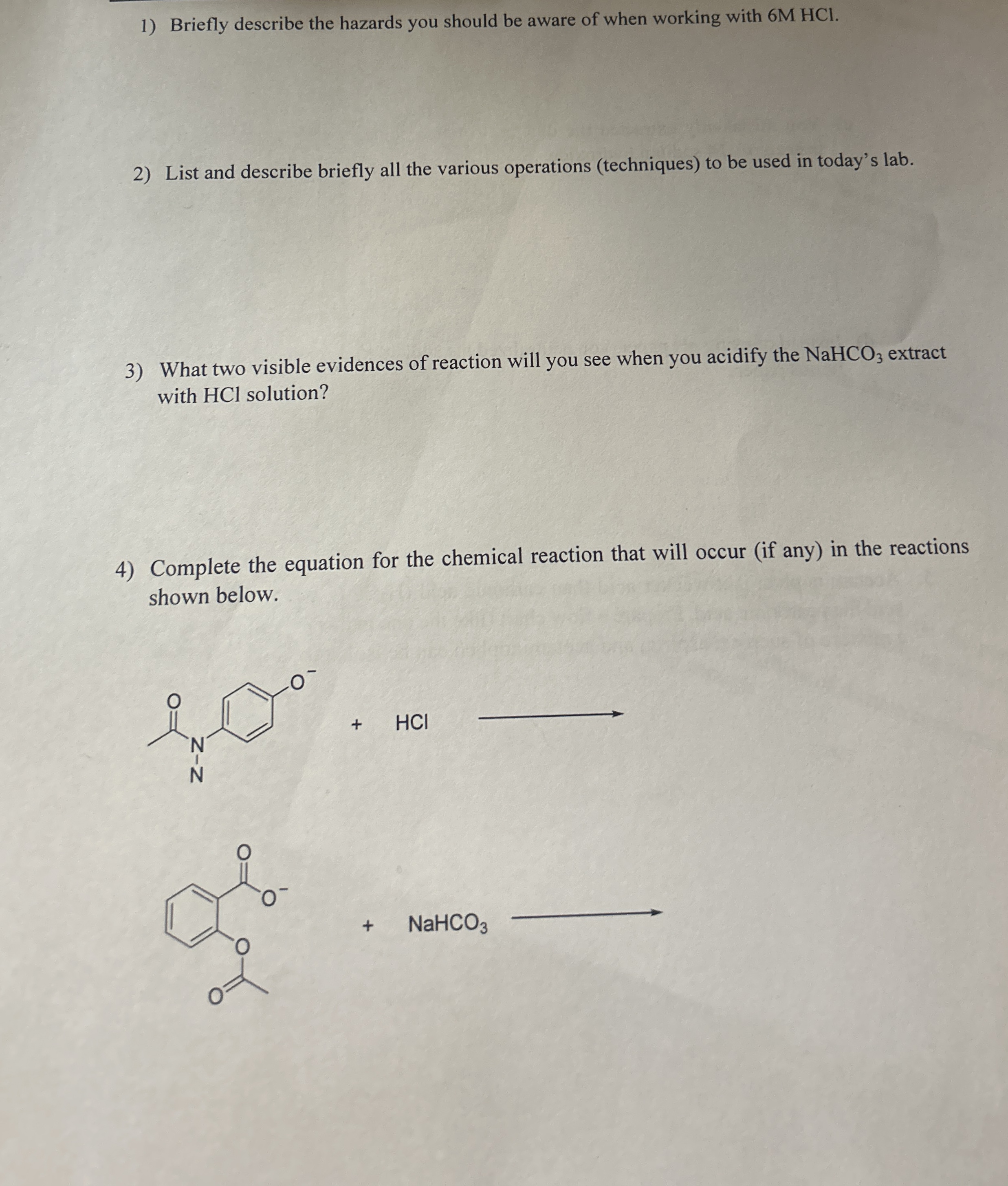 Solved Briefly describe the hazards you should be aware of | Chegg.com