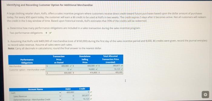 Solved Identifying and Recording Customer Option for | Chegg.com