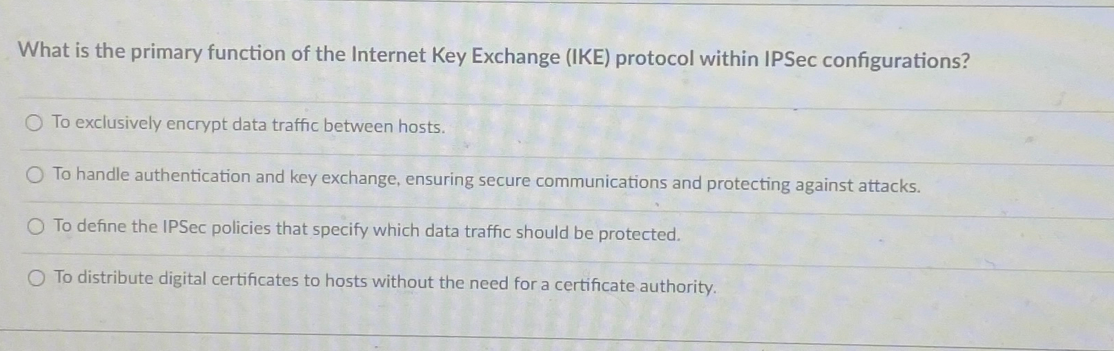 Solved What is the primary function of the Internet Key | Chegg.com