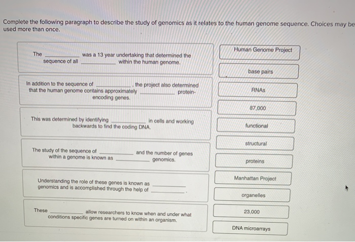 Solved complete the following paragraph to describe the | Chegg.com