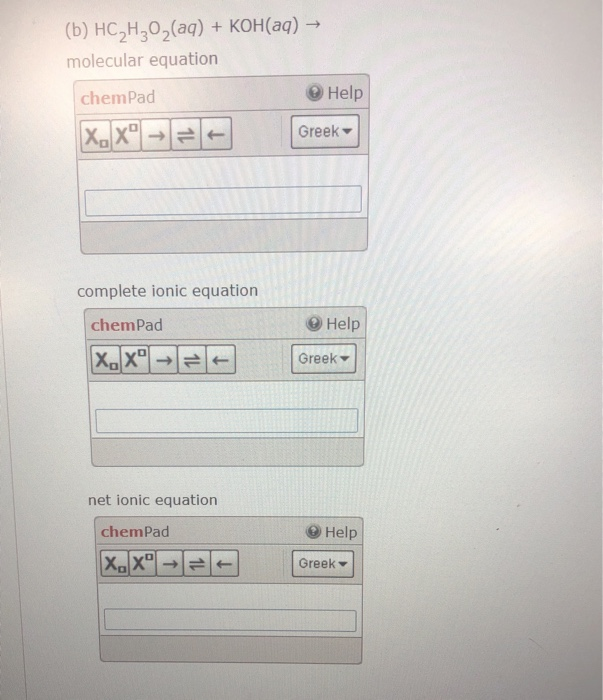 Solved Write the balanced molecular, complete ionic, and met | Chegg.com