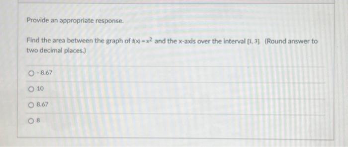 Solved Provide an appropriate response. Find the area | Chegg.com