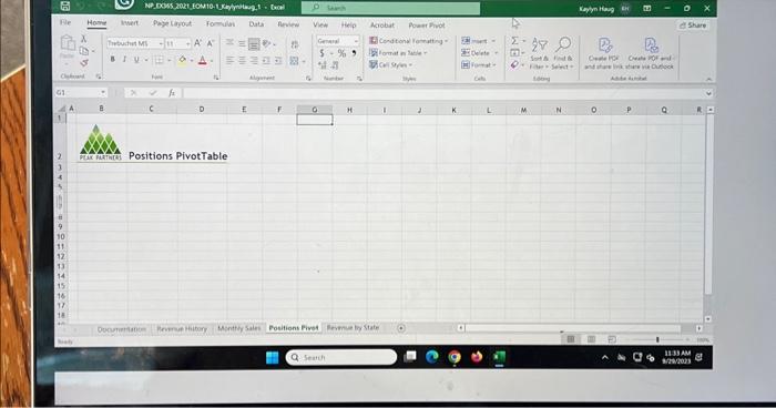 Solved i need help figuring out these steps on excel | Chegg.com