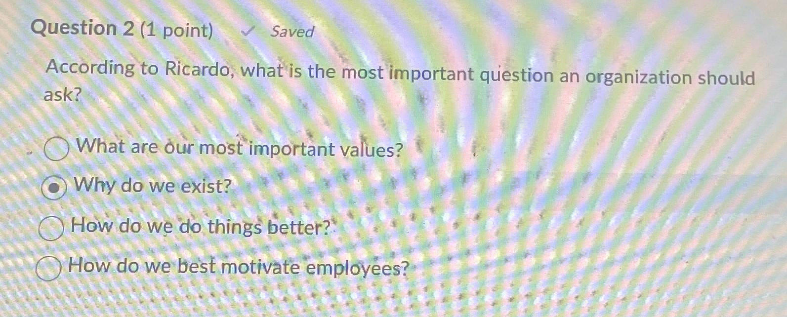 Solved Question 2 (1 ﻿point)SavedAccording to Ricardo, what | Chegg.com