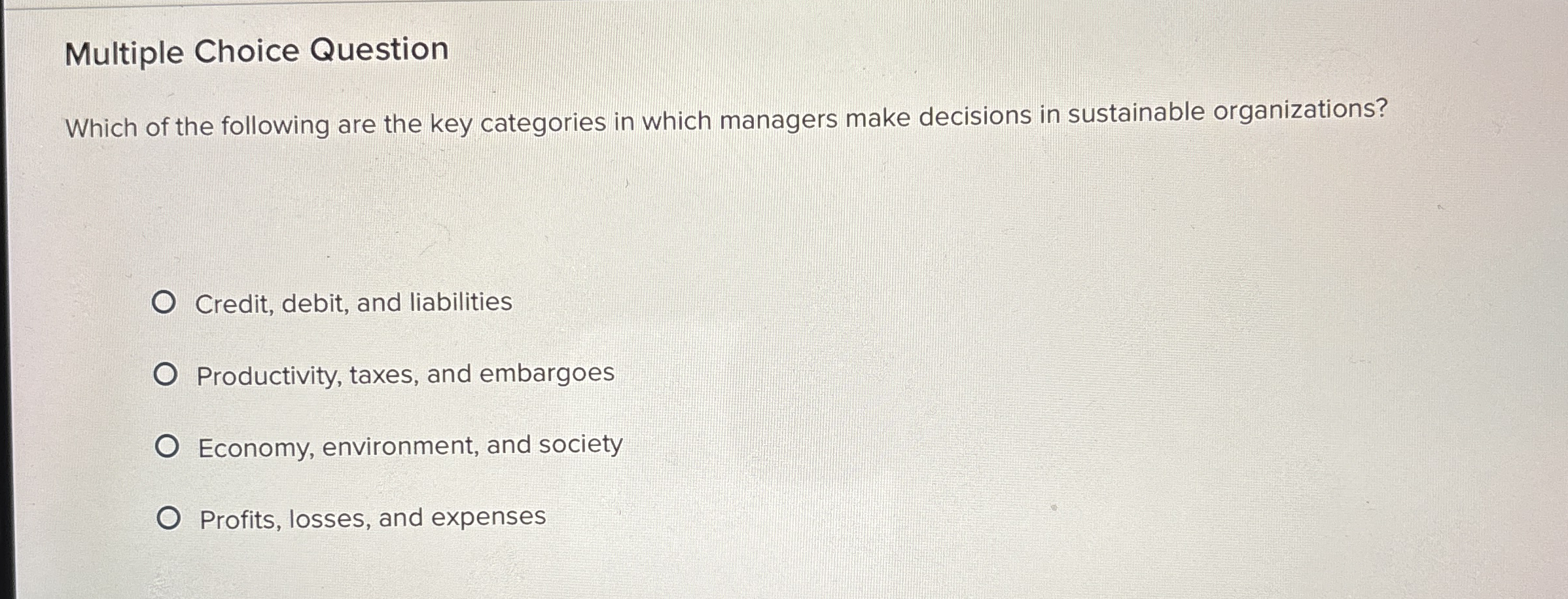 Solved Multiple Choice QuestionWhich of the following are | Chegg.com