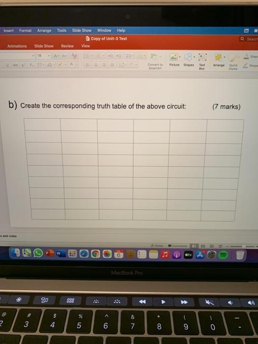 Solved View Insert Format Arrange Tools Side Show Window | Chegg.com