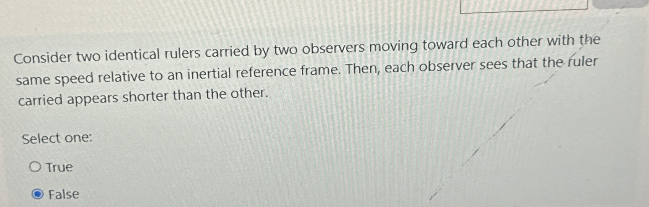 Solved Consider two identical rulers carried by two | Chegg.com