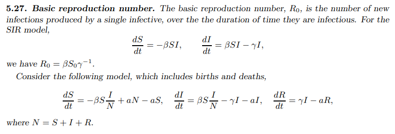 Solved 5 27 ﻿basic Reproduction Number The Basic