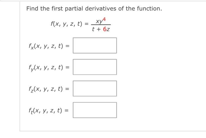 Solved Find all the second partial derivatives. | Chegg.com