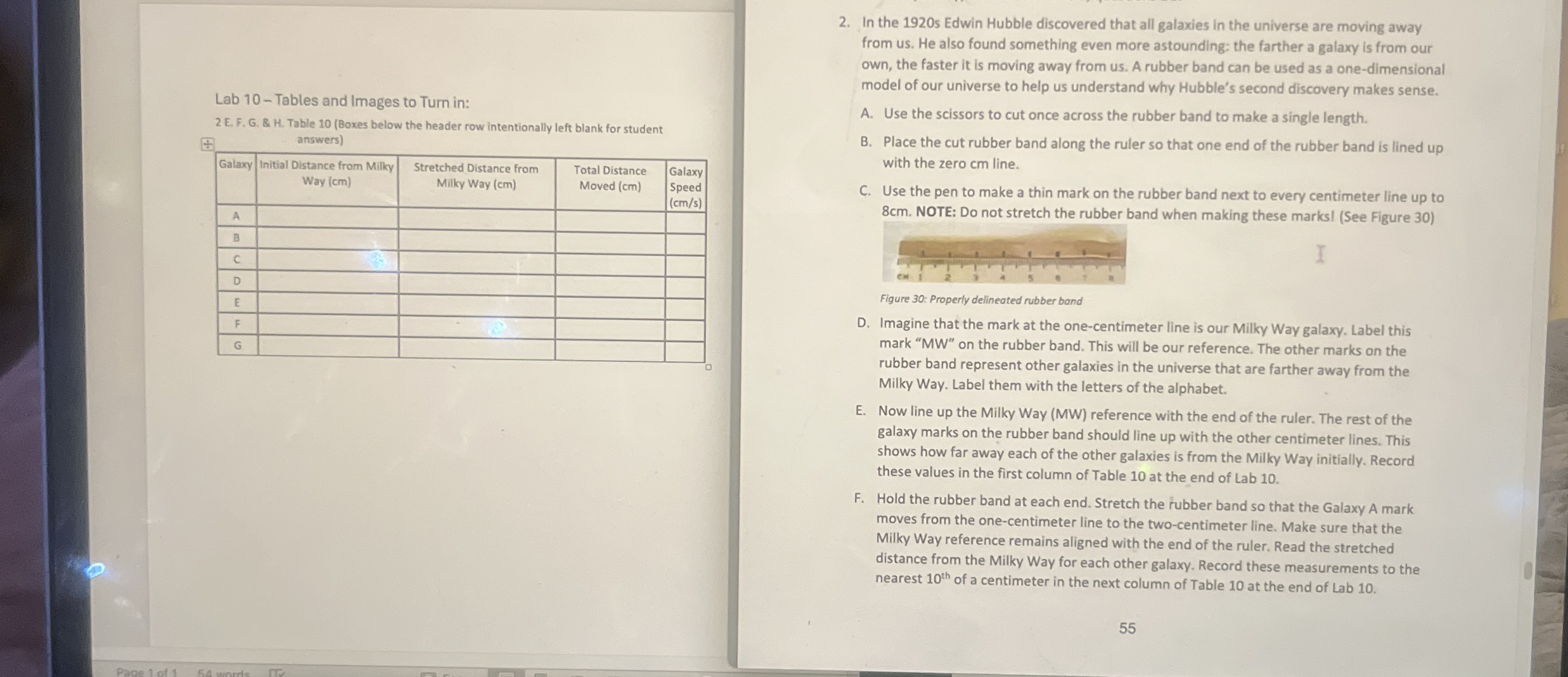 Solved Lab 10 - ﻿Tables and Images to Turn in:2E. ﻿F. ﻿G. ﻿& | Chegg.com