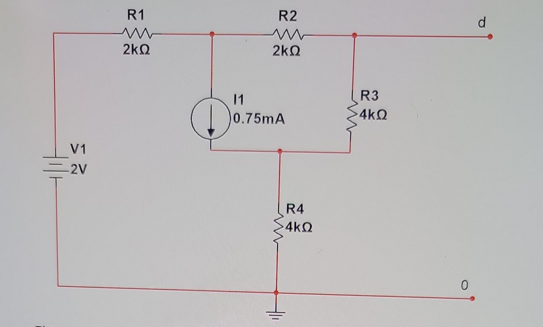 Solved solve for the open circuit voltage. | Chegg.com