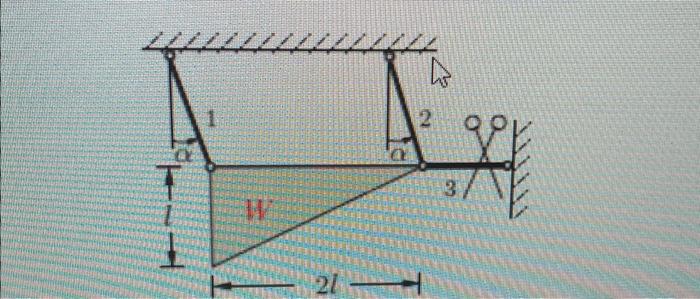 Solved 4. A homogeneous triangular plate of weight W=mg is | Chegg.com