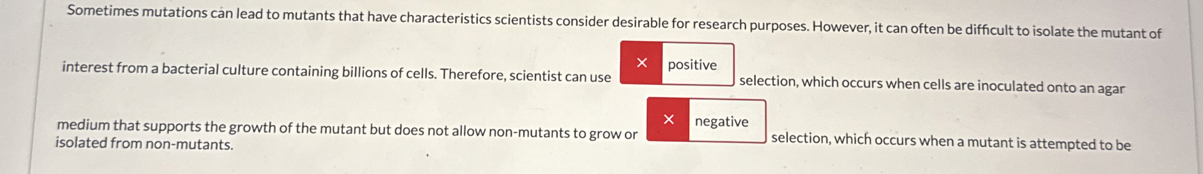 Solved Sometimes mutations can lead to mutants that have | Chegg.com