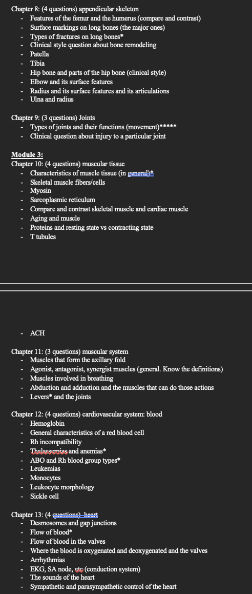 Solved Chapter 27: (4 ﻿questions) ﻿surface anatomyChapter 8: | Chegg.com