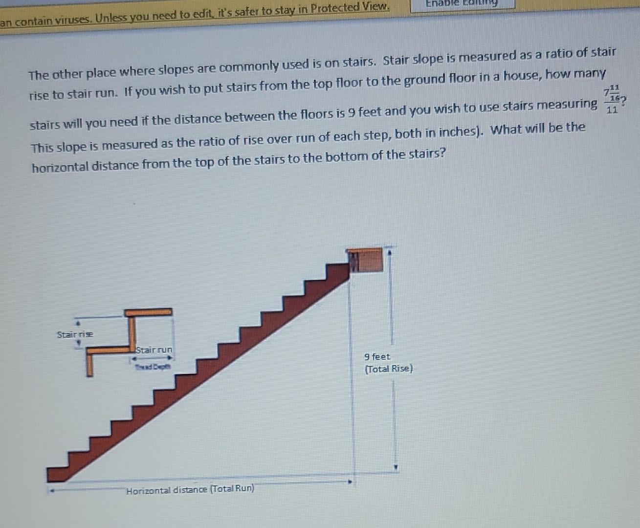 Solved Slopes are used in everyday lives of all of us. One | Chegg.com