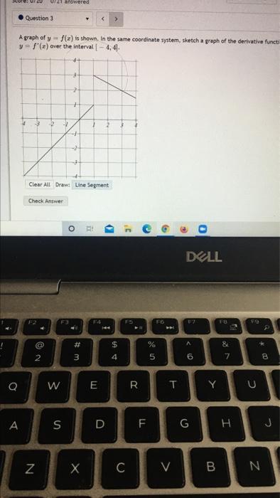 Solved Ord Answered Question 3 > A graph of y = f(x) is | Chegg.com