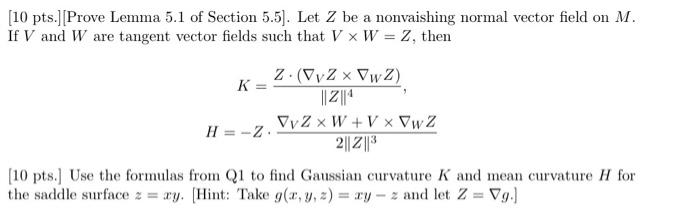 Solved [10 pts.][Prove Lemma 5.1 of Section 5.5]. Let Z be a | Chegg.com