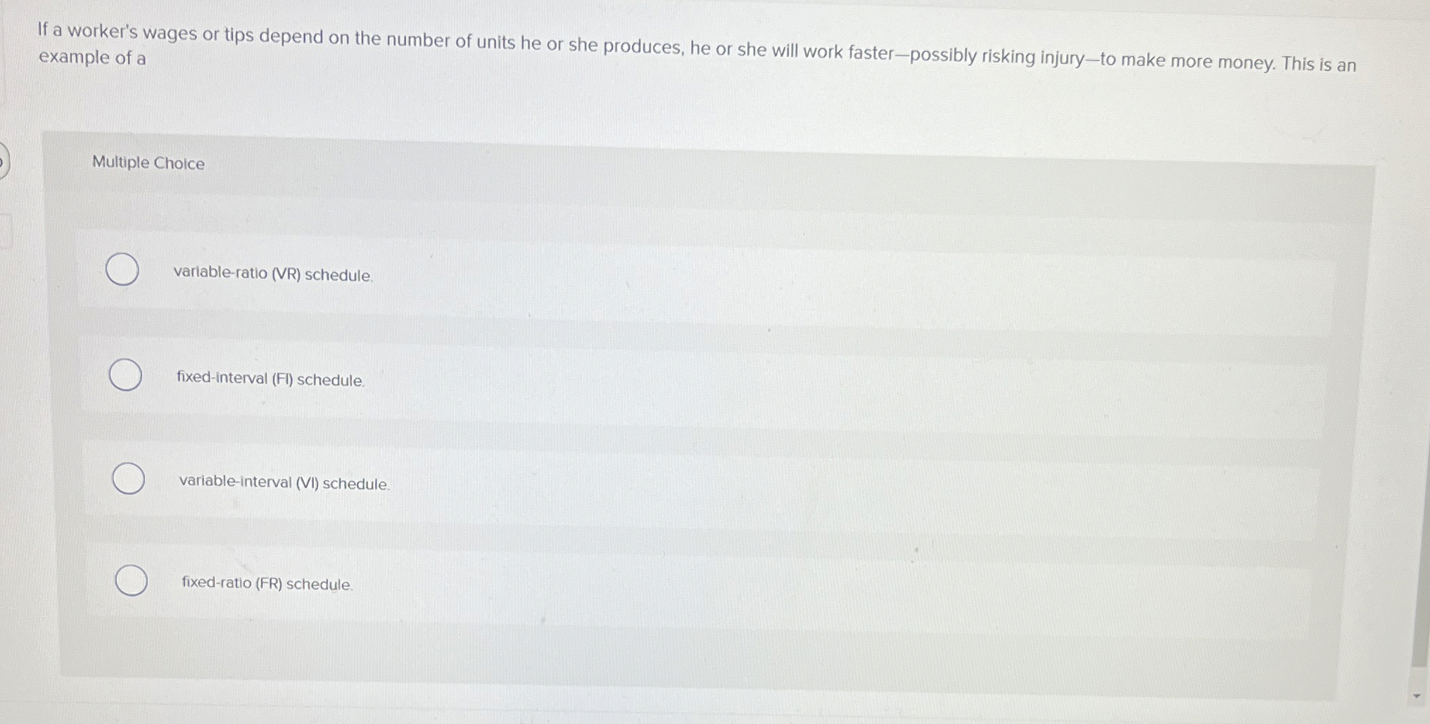 Solved If a worker's wages or tips depend on the number of | Chegg.com