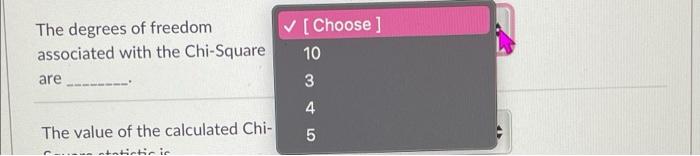Solved Drop Down Menu Set - Choose a response from the drop | Chegg.com
