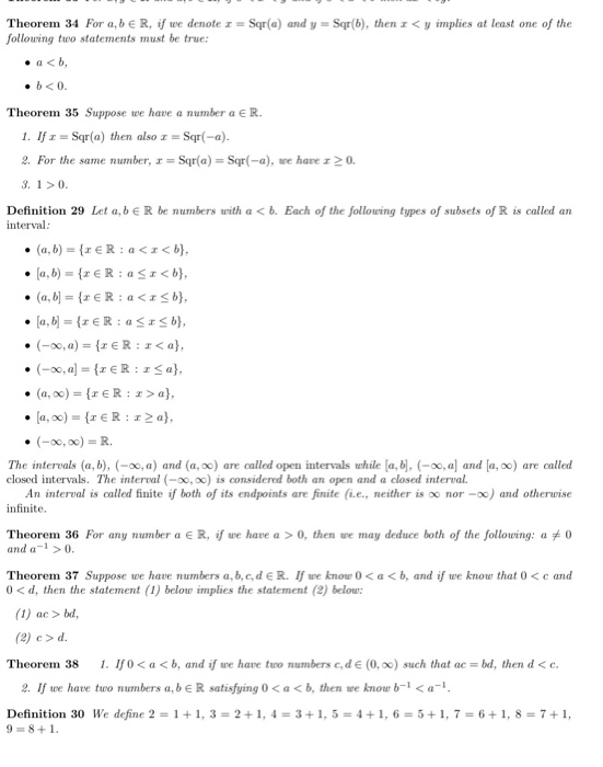 Solved Please solve prove theorem 34,theorem 35 , theorem 37 | Chegg.com
